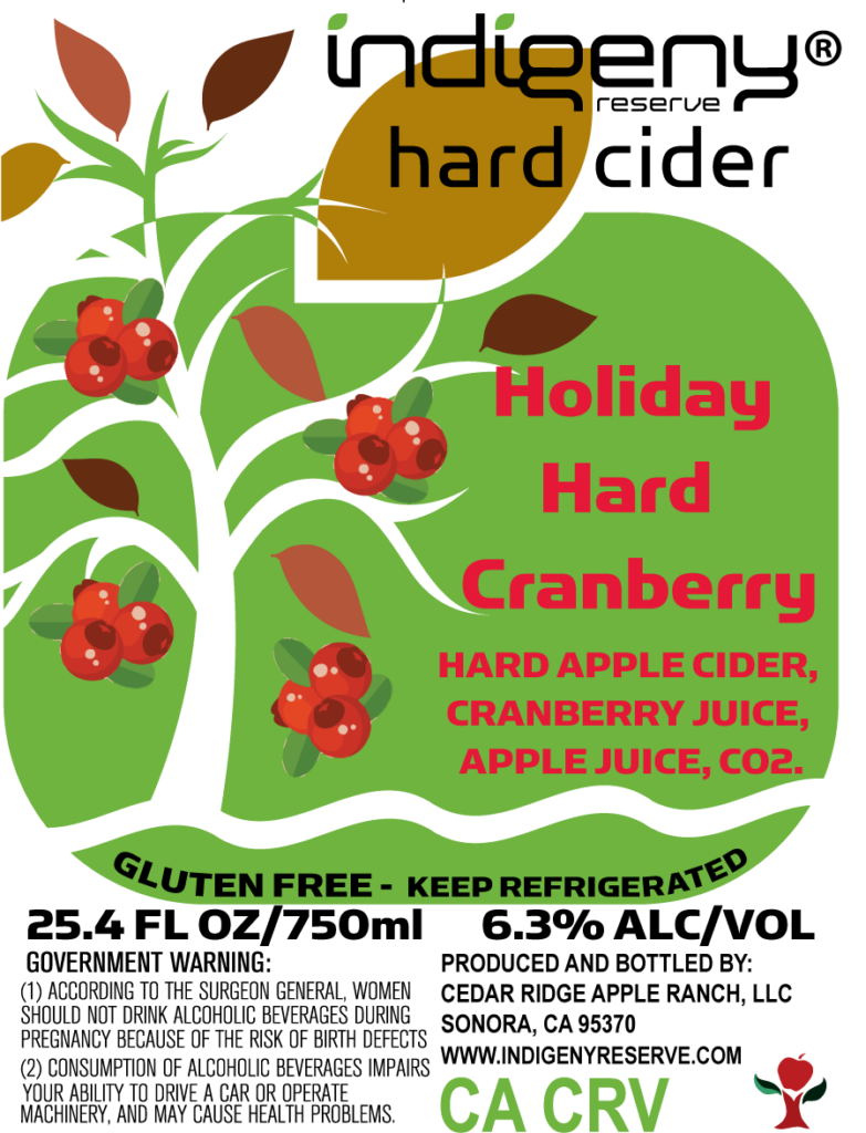 Hard Cider | Northern and Central California, Bay Area | Indigeny Reserve