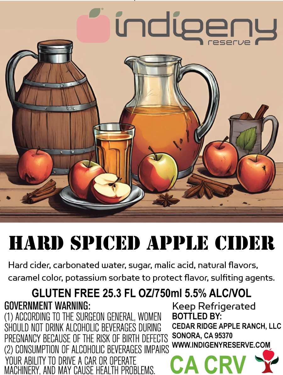 Hard Cider | Northern and Central California, Bay Area | Indigeny Reserve